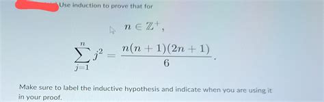 Solved Use Induction To Prove That For Chegg