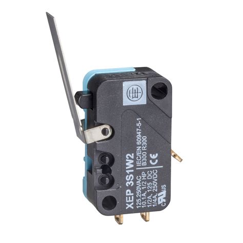Microswitch Limit Switches Xc Standard Miniature Limit Switch Low Force Cont Flat Lever 4
