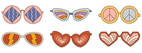 Groovy Sunglasses Vector Art Icons And Graphics For Free Download