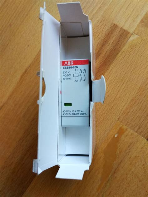 Купить Контактор модульный Abb Esb…n 16А 2НО 230В Ac Dc 1sbe111111r0620