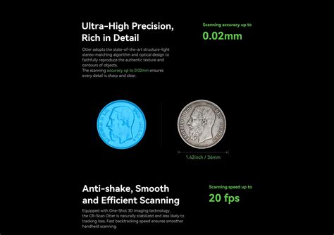 Creality Cr Scan Otter 3d Scanner Up To 0 02mm Accuracy