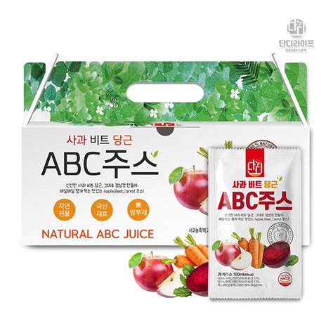 황금레시피 사과비트당근 Abc쥬스 100ml X 30포 티몬