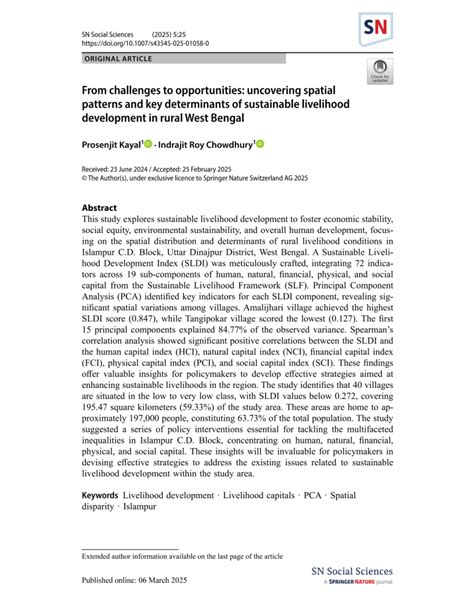 Pdf From Challenges To Opportunities Uncovering Spatial Patterns And