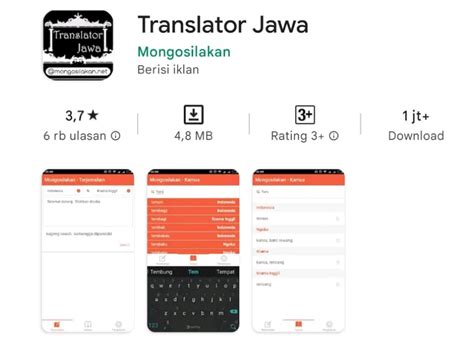 15 Rekomendasi Aplikasi Translate Bahasa Jawa Krama Alus Terbaik