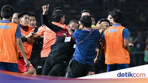 Detik Detik Baku Hantam Indonesia Vs Thailand Di Final Sea Games