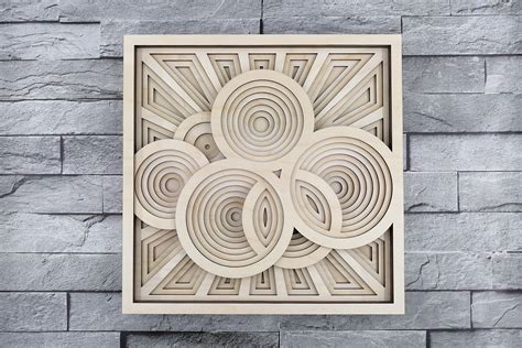 Layered Mandala Svg Laser Cut File Mandala 3d Cloud By Vectormarket