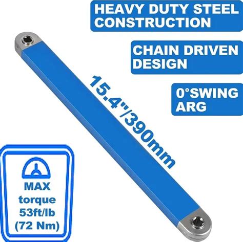 Offset Extension Wrench Extender Adaptor Bar Handle With Socket Ratchet