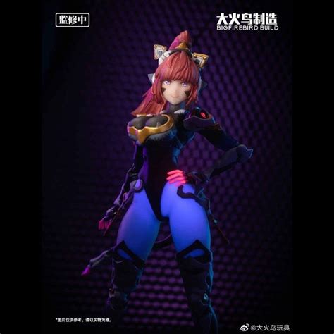 Action Figure 1 9 Big Firebird Scientific Cat Lady Team Himawari