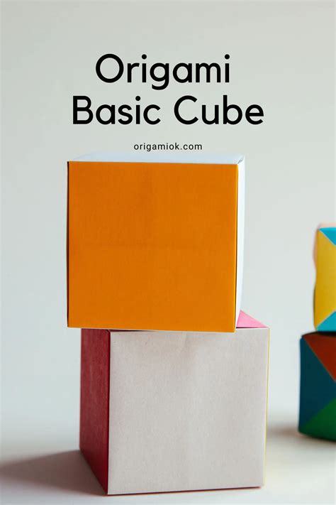 How To Make An Origami Basic Cube Origami Ok