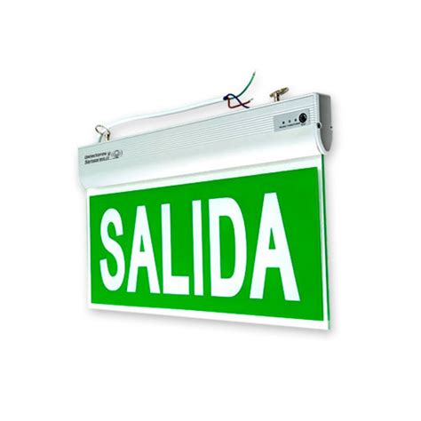 Letrero Salida De Emergencia Tp Toplighting