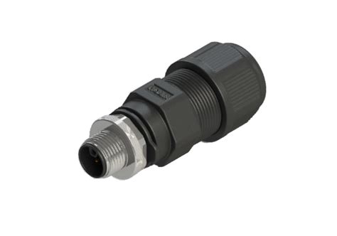 방수 Ip66 ~ 68 M12 L 코드 4핀 암 케이블 어셈블리 커넥터 L12p S204sn Holin