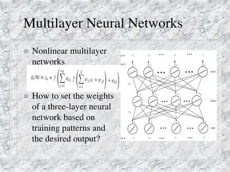 Ppt 2806 Neural Computation Multilayer Neural Networks Lecture 4