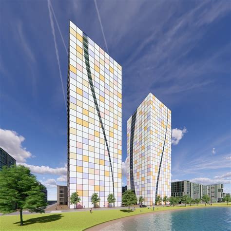 Boolean Difference Tower Rhino Grasshopper Parametric Architecture