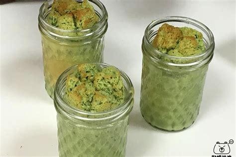 罐子蛋糕系列之3抹茶白巧克力舒芙蕾起司蛋糕