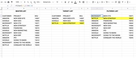 Comparing 3 Lists To Find Common Data Between All 3 Rexcel