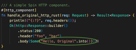 Spin Application Structure