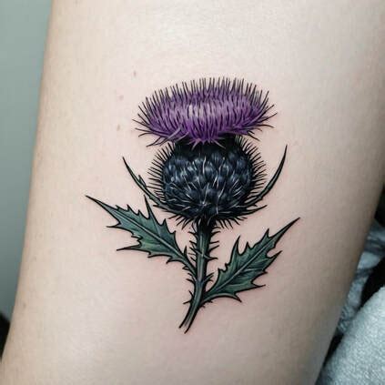 Scottish Thistle Tattoo