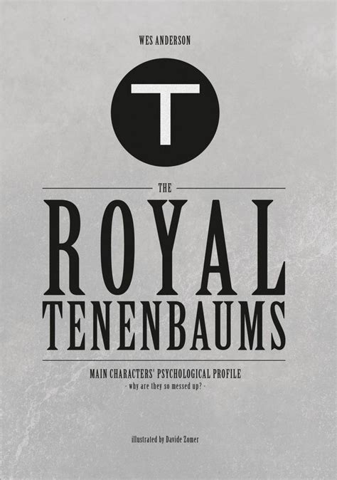 The Royal Tenenbaums 2001 The Royal Tenenbaums Book Cover
