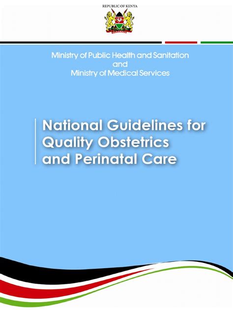 National Guidelines For Quality Obstetrics And Perinatal Care Pdf Pdf
