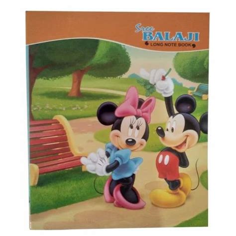 Printed Perfect Bound Single Line Ruled A Notebook For Babe Thickness Mm At Rs Piece