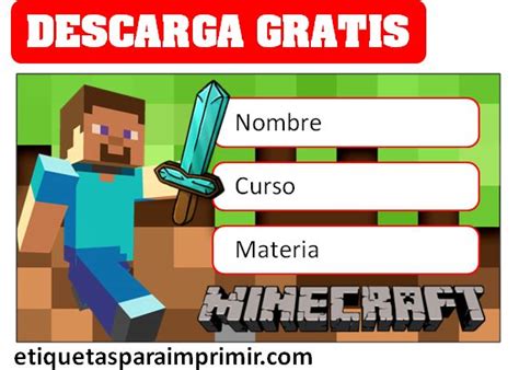 Etiquetas Escolares Sprunki Etiquetas Para Imprimir