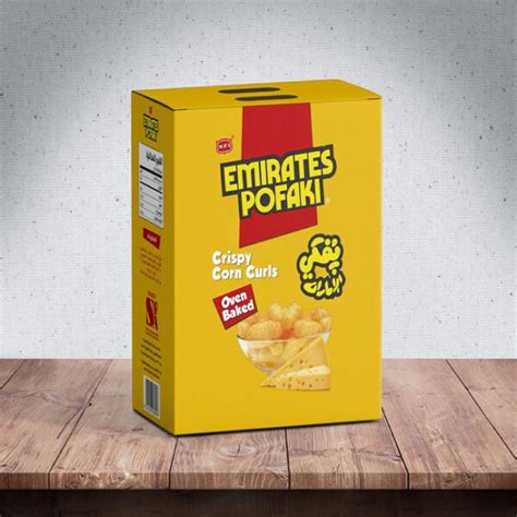 Emirates Pofaki Cheese Corn Curls National Food Industries