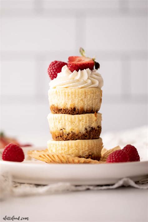 Easy Mini Cheesecakes Recipe A Latte Food