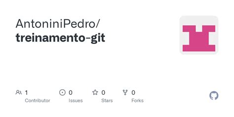 GitHub AntoniniPedro Treinamento Git