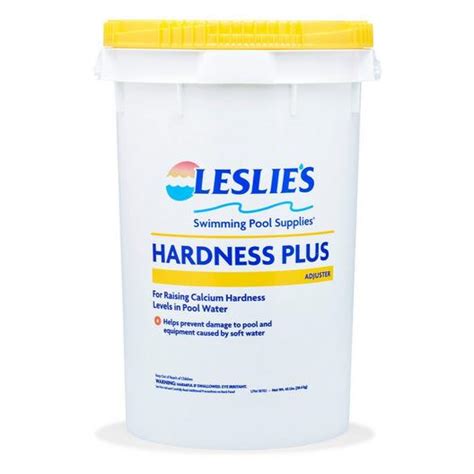 Leslies Hardness Plus Pool Calcium Hardness Increaser 25 Lbs Leslie