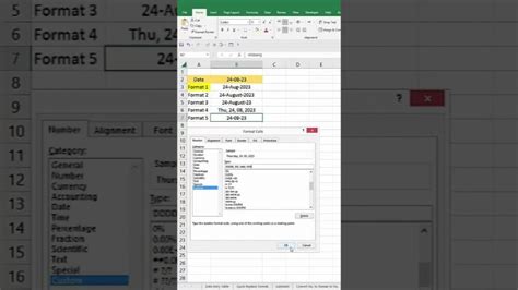 Rimsha Imran On Linkedin Customize Date Format In Excel 😇😉 Datefunctions Msexcel Shorts