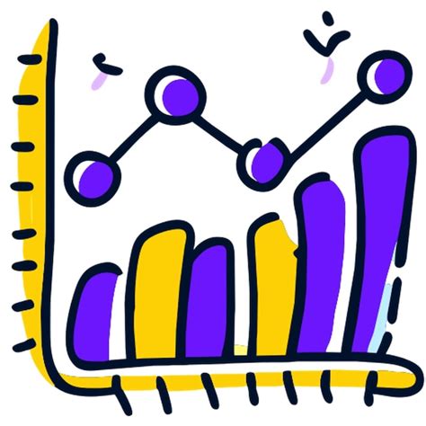 Premium Vector Graph Icon Doodle Offset Fill