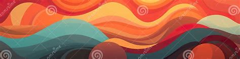 A Colorful Abstract Background With Wavy Shapes Generative Ai Image