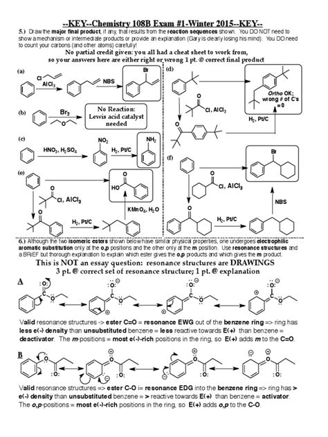 Organic Chemistry Midterm 1 Direffkey Pdf