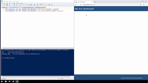 Powershell Universal Dashboard Ch1 1 Starting Dashboards Youtube