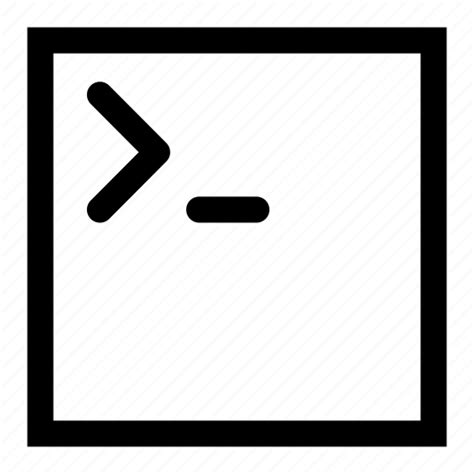 Cmd Command Line Linux Terminal Icon