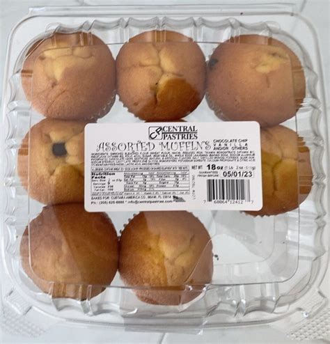 Assorted Muffins Chocolate Chip 18 Oz