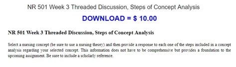 NR 501 Theoretical Basis For Advanced Nursing Practice OAssignment