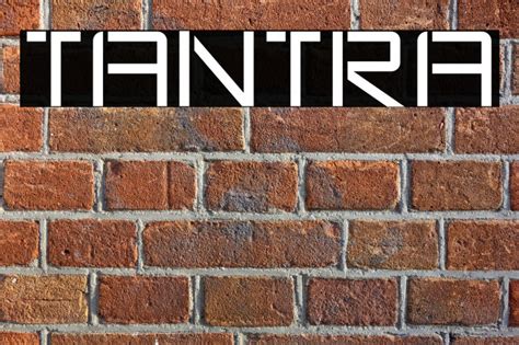 TANTRA Font FFonts Net