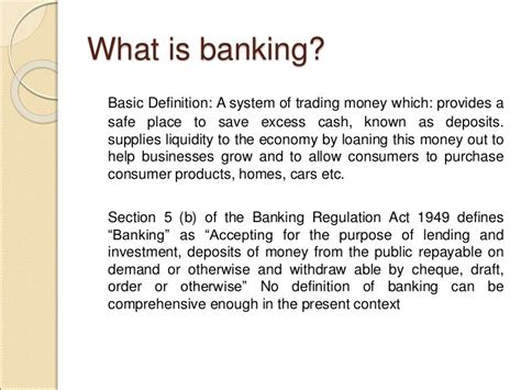 Introduction To Banking