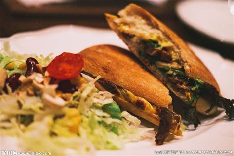 美味汉堡摄影图 西餐美食 餐饮美食 摄影图库 昵图网
