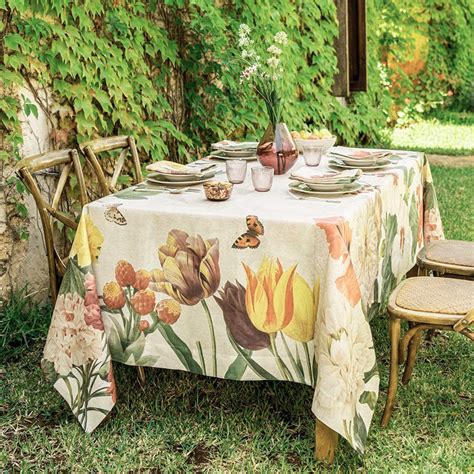 Tovaglia Di Lino Garden Eden La Bottega Di Casa