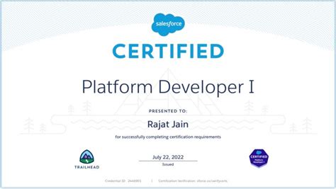 Rajat Jain On Linkedin Salesforcecertified Salesforcedevelopers Salesforcecertification Pd1