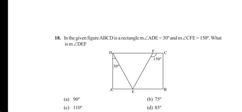 In The Given Figure Abcd Is A Rectangle Mathrm { M } Angle Mathrm { Ad