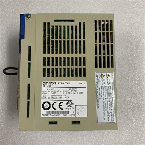 Omron R7d Ap04h Servo Driver 55a 1 Phase 200 230vac 5060hz New