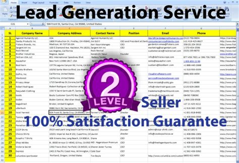 I Can Do Lead Generation Web Research Scraping Data Mining Lead