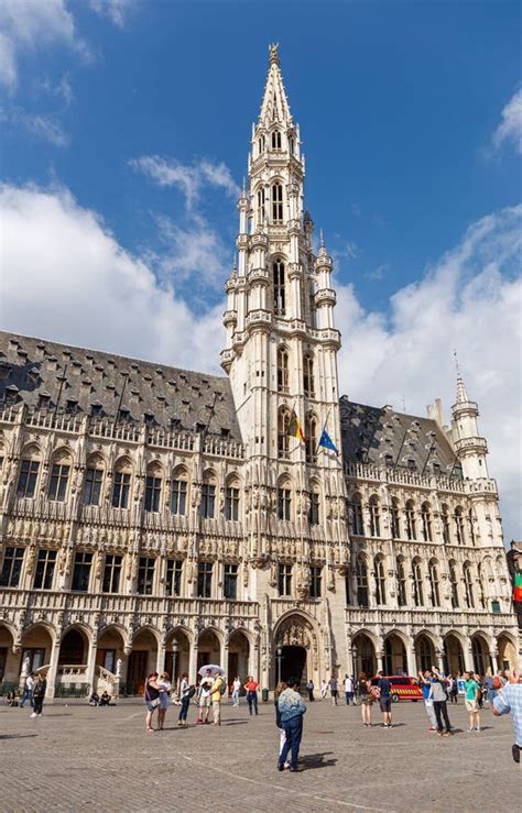 Town Hall Of The City Of Brussels Belgium Editorial Stock Image
