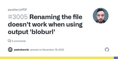 Renaming The File Doesnt Work When Using Output Bloburl · Issue