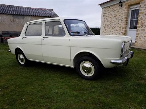 Simca 1000 à Vendre Enchères Et Annonces Car And Classic
