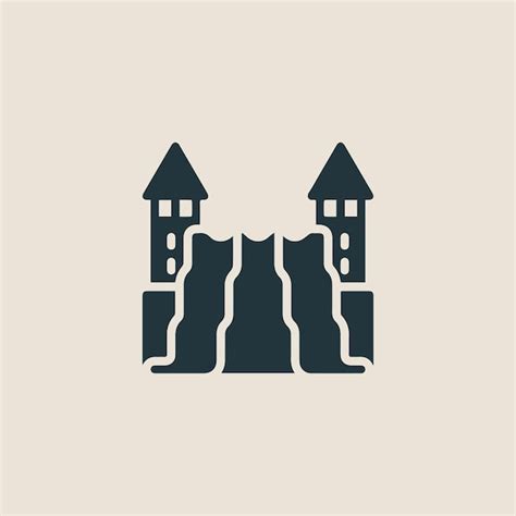Imagen Vectorial Del Icono Del Parque Acuático Vector Premium
