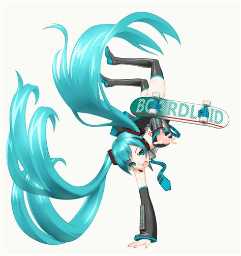 Safebooru Animated Animated  Aqua Eyes Aqua Hair Boots Detached